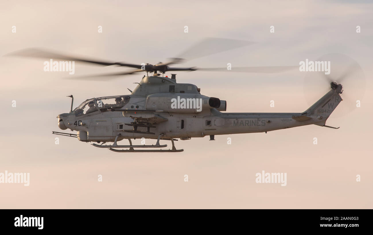 U.S. Marines with Marine Light Attack Helicopter Squadron (HMLA) 775 ...
