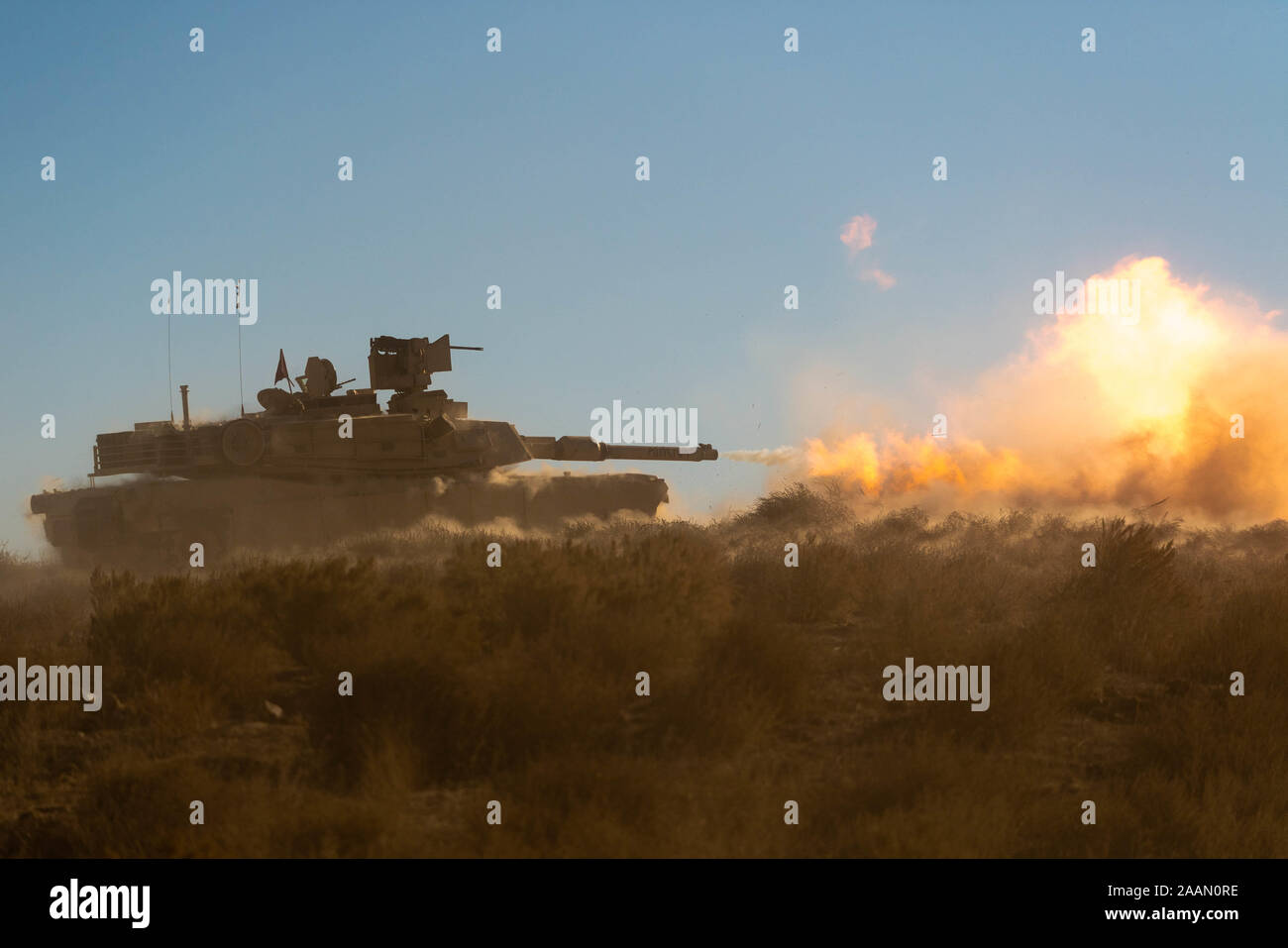 A Company, 2nd Battalion, 116th Cavalry Regiment, conducts tank crew ...