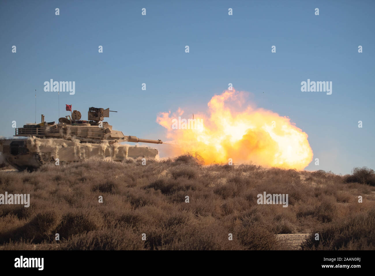 A Company, 2nd Battalion, 116th Cavalry Regiment, conducts tank crew ...