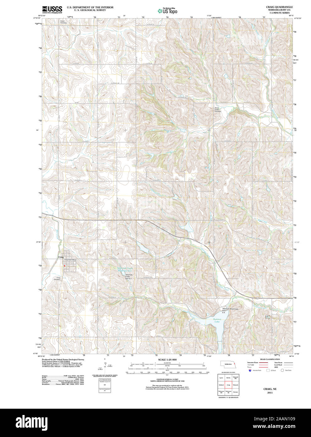 Map of craig Cut Out Stock Images & Pictures - Alamy