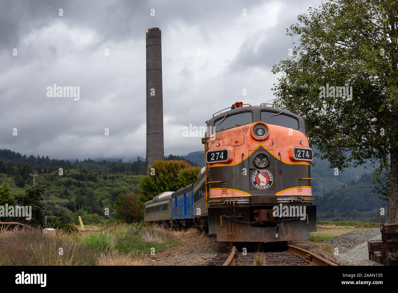 Oregon coast scenic railroad hi-res stock photography and images - Alamy