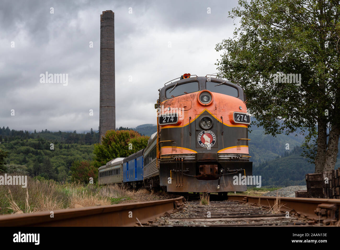Oregon coast scenic railroad hi-res stock photography and images - Alamy