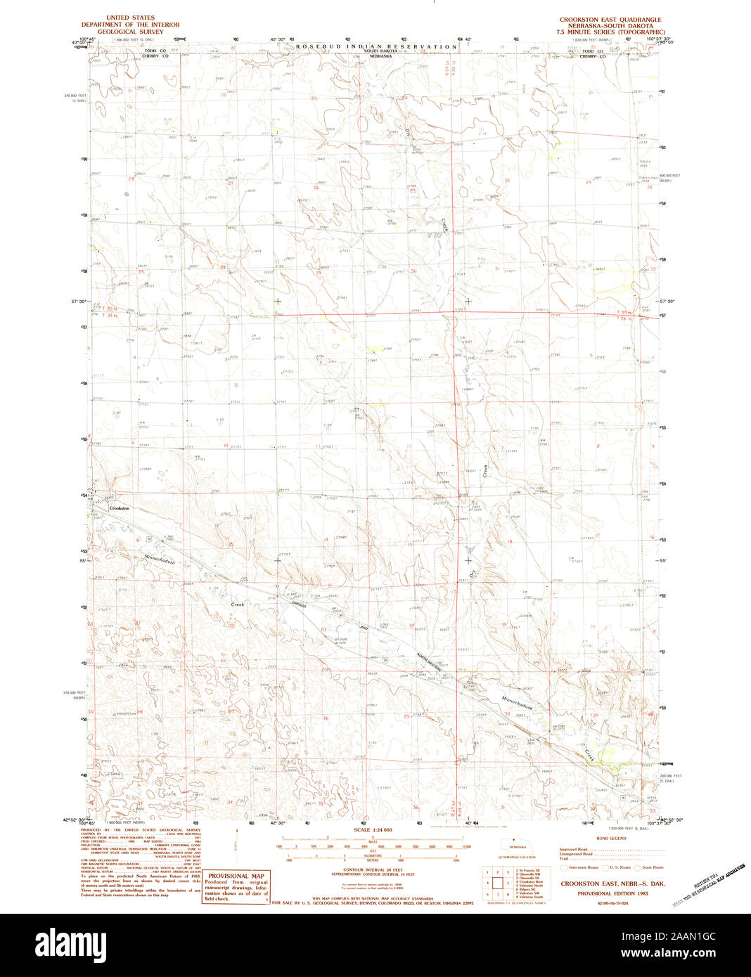 Map of crookston hi-res stock photography and images - Alamy