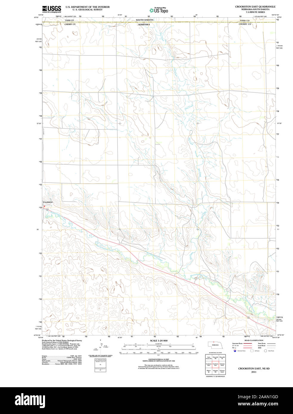 Crookston nebraska map hi-res stock photography and images - Alamy