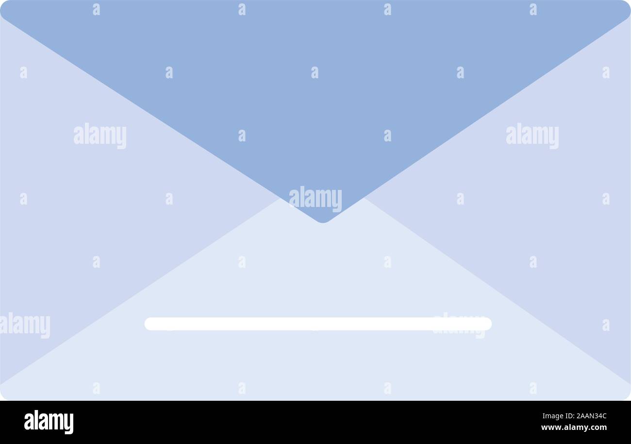 envelope closed in white background vector illustration design Stock ...