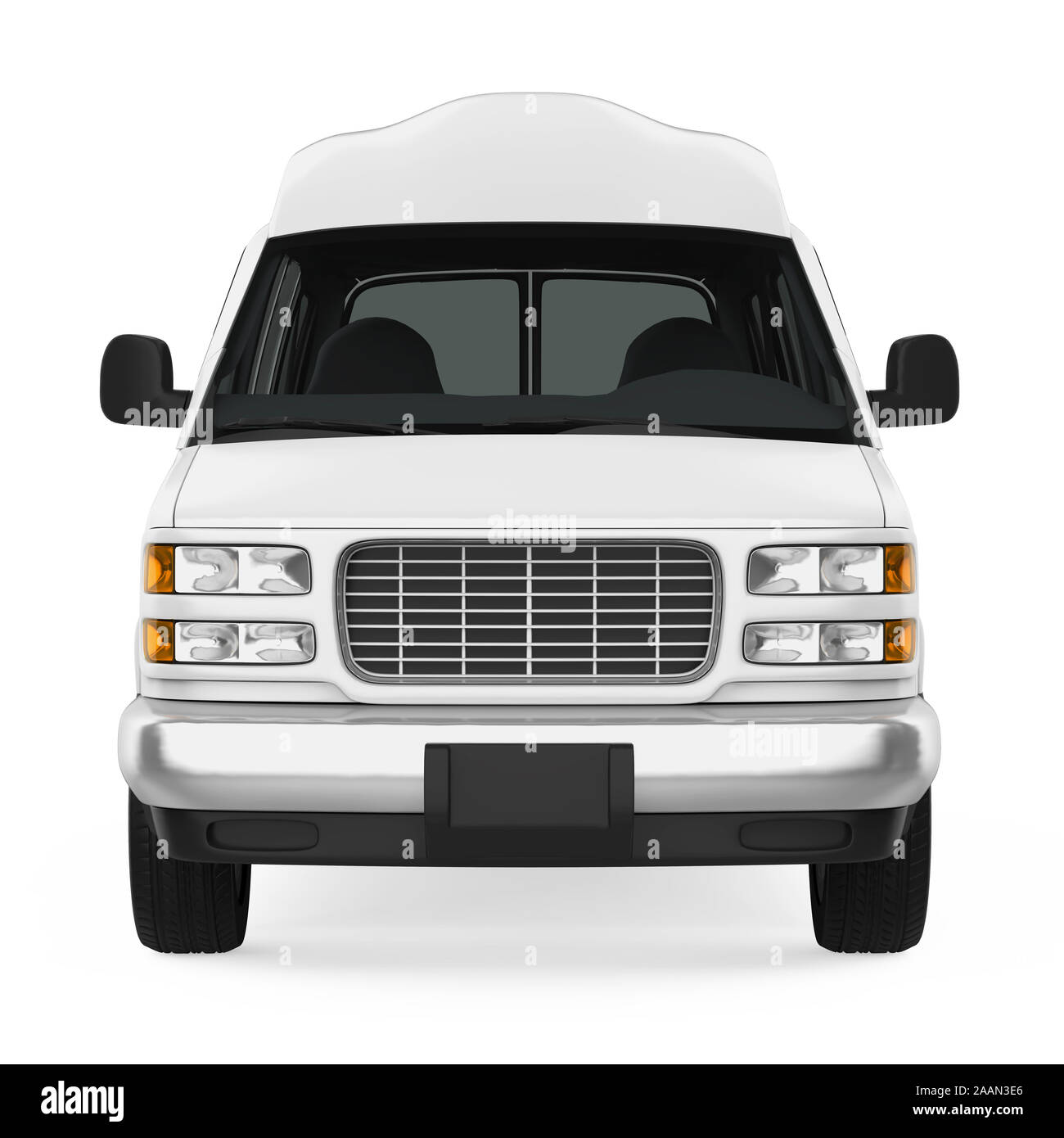 Delivery Van Isolated Stock Photo - Alamy