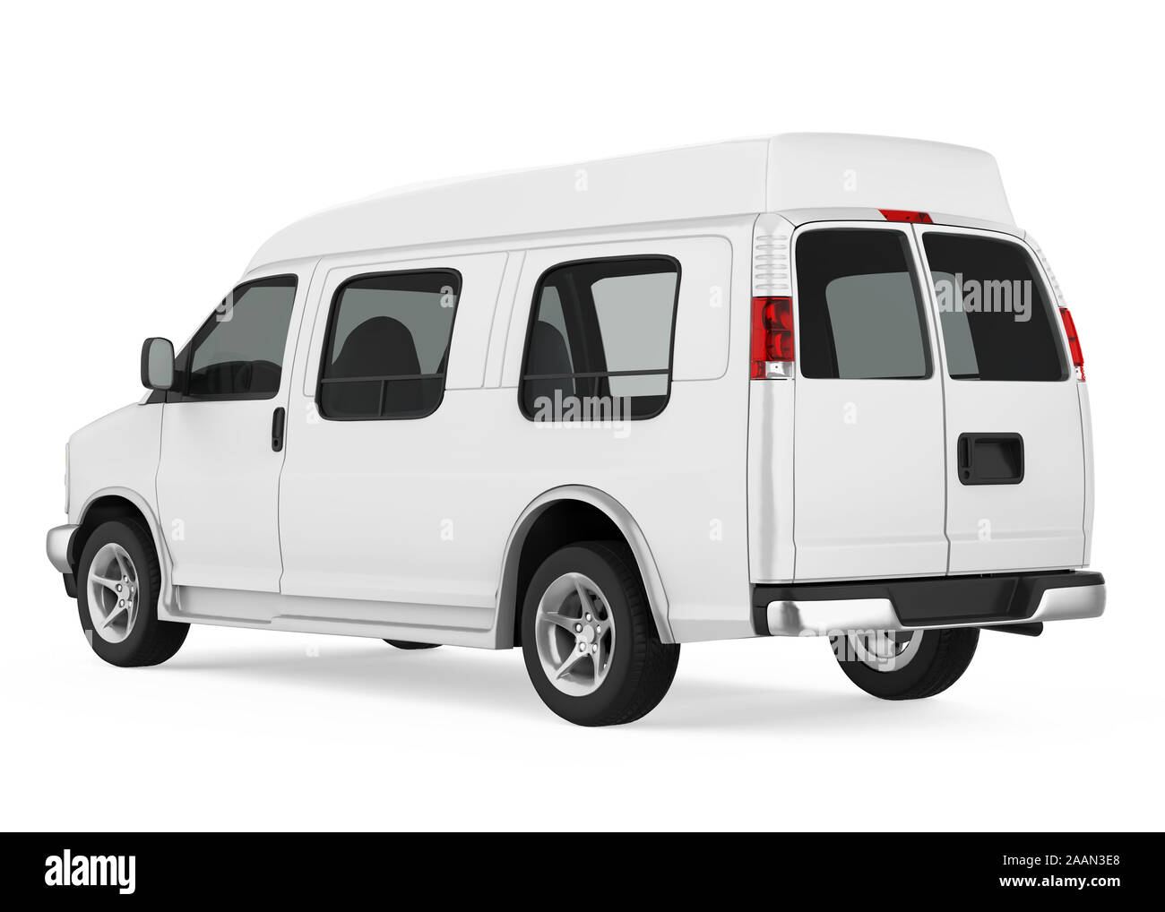 Delivery Van Isolated Stock Photo - Alamy