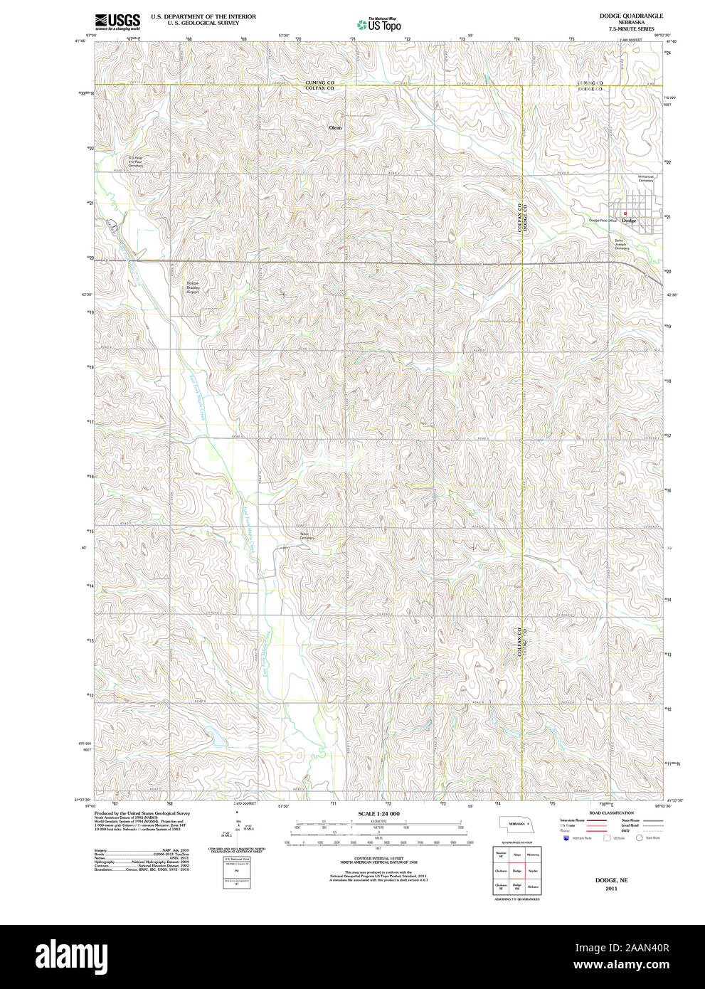 Map of dodge hi-res stock photography and images - Alamy