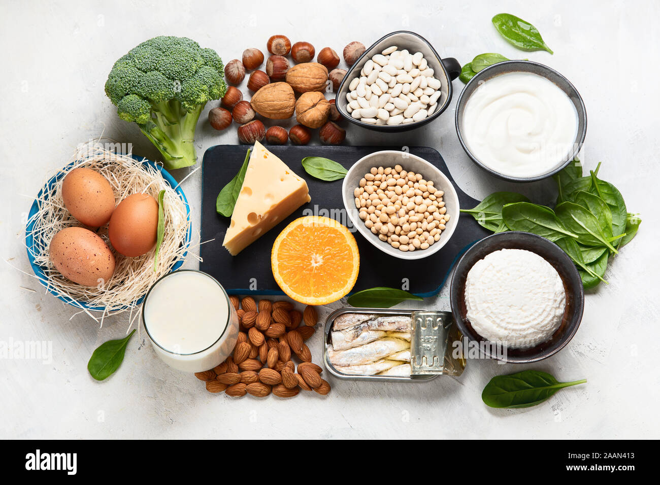 Foods High in Calcium for bone health, muscle constraction, lower ...