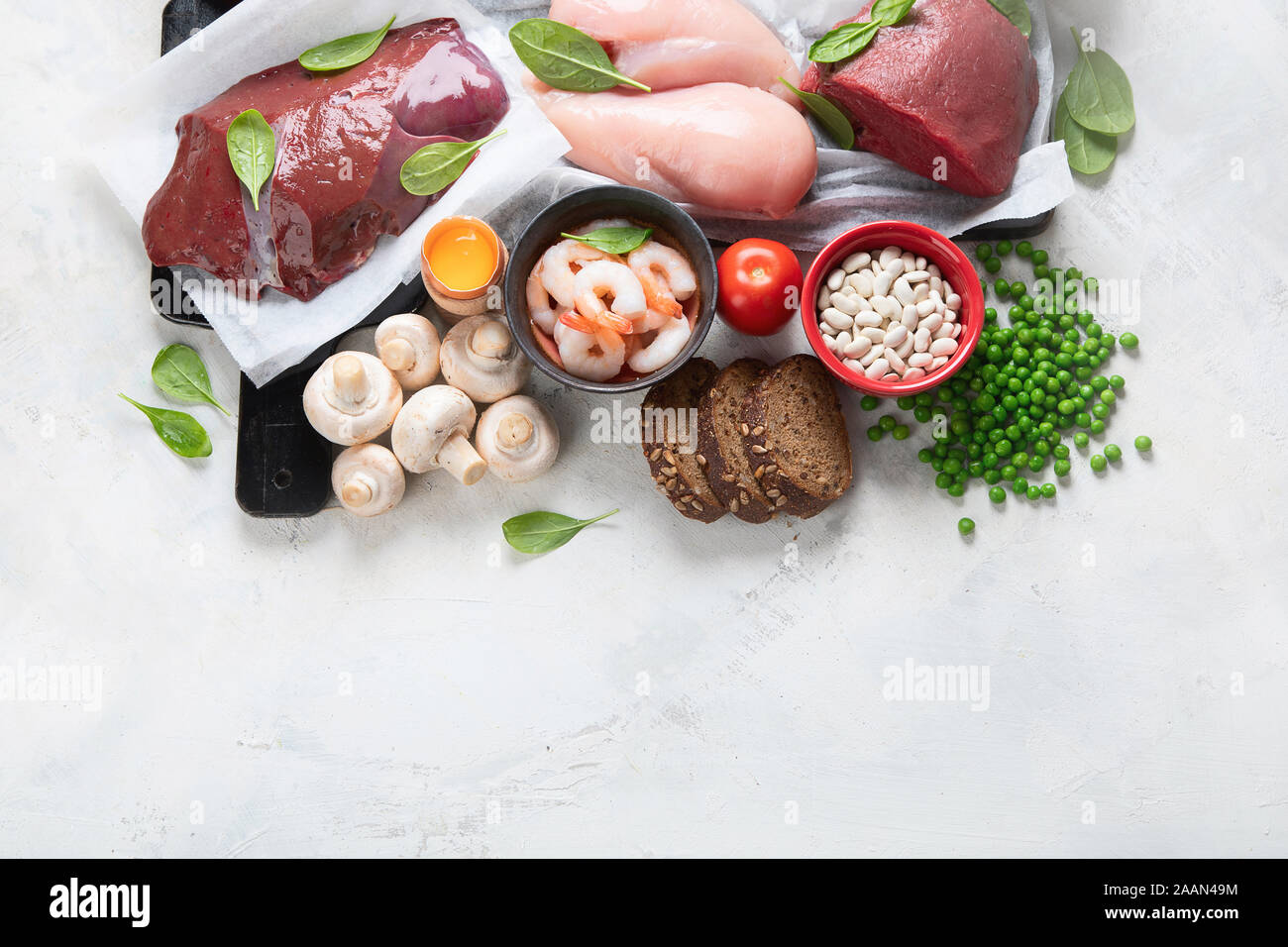 Foods high in Iron for boosts hemoglobin and red blood cell production ...
