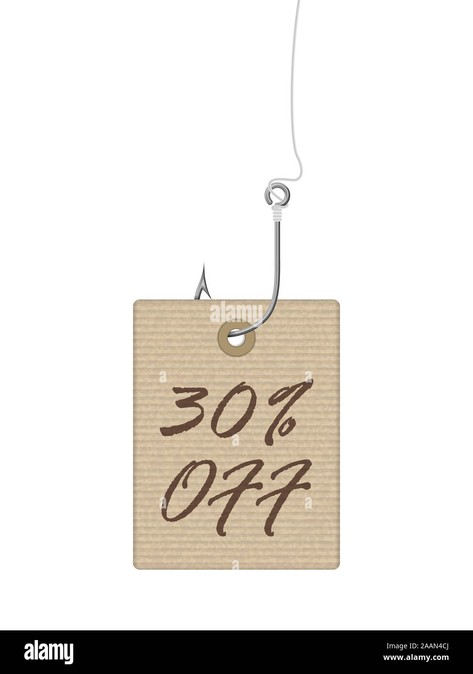 Discount price tag on a white background. Vector illustration Stock ...