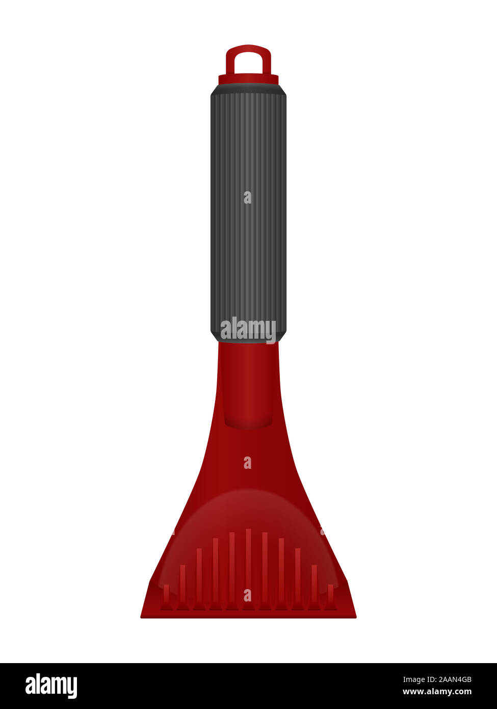 Ice scraper on a white background. Vector illustration Stock Photo - Alamy