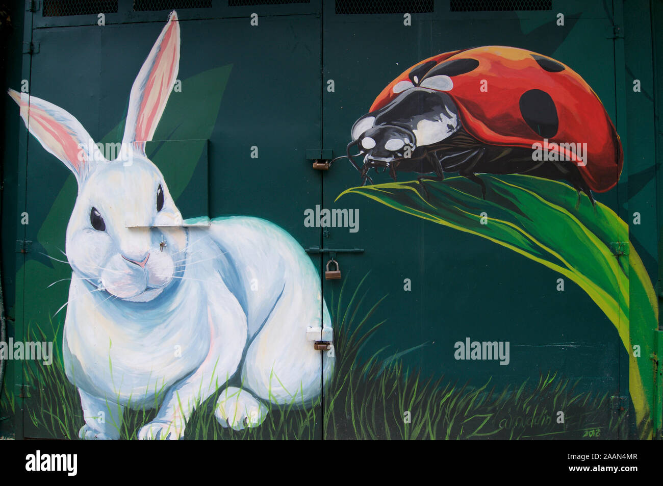 Chinatown, Kuala Lumpur, Malaysia - 9th May 2019 : Beaufitul Mural of a ...