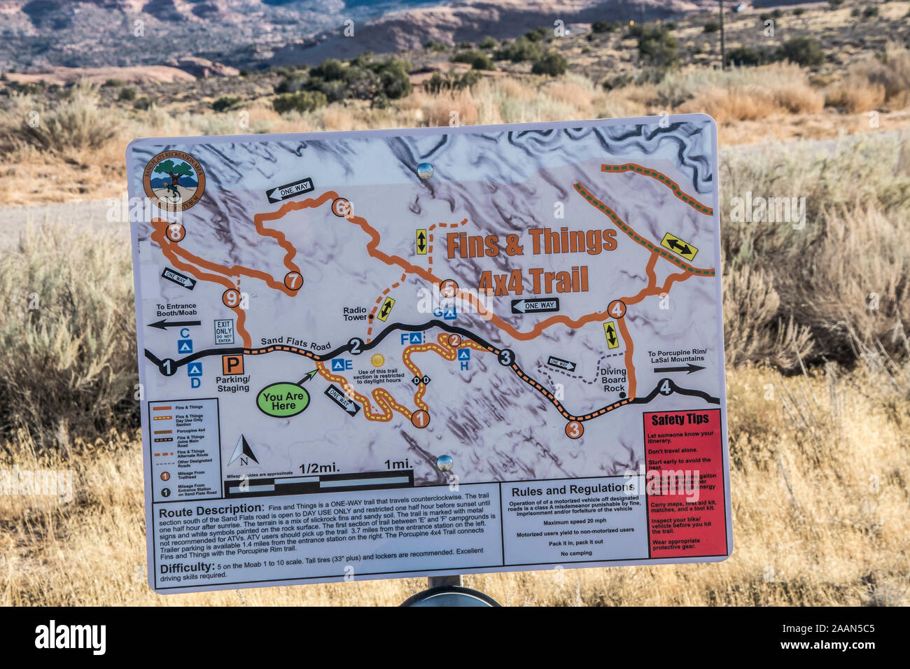 Stock Photo - Sand Flats Recreation Area , Grand County, Utah, United ...