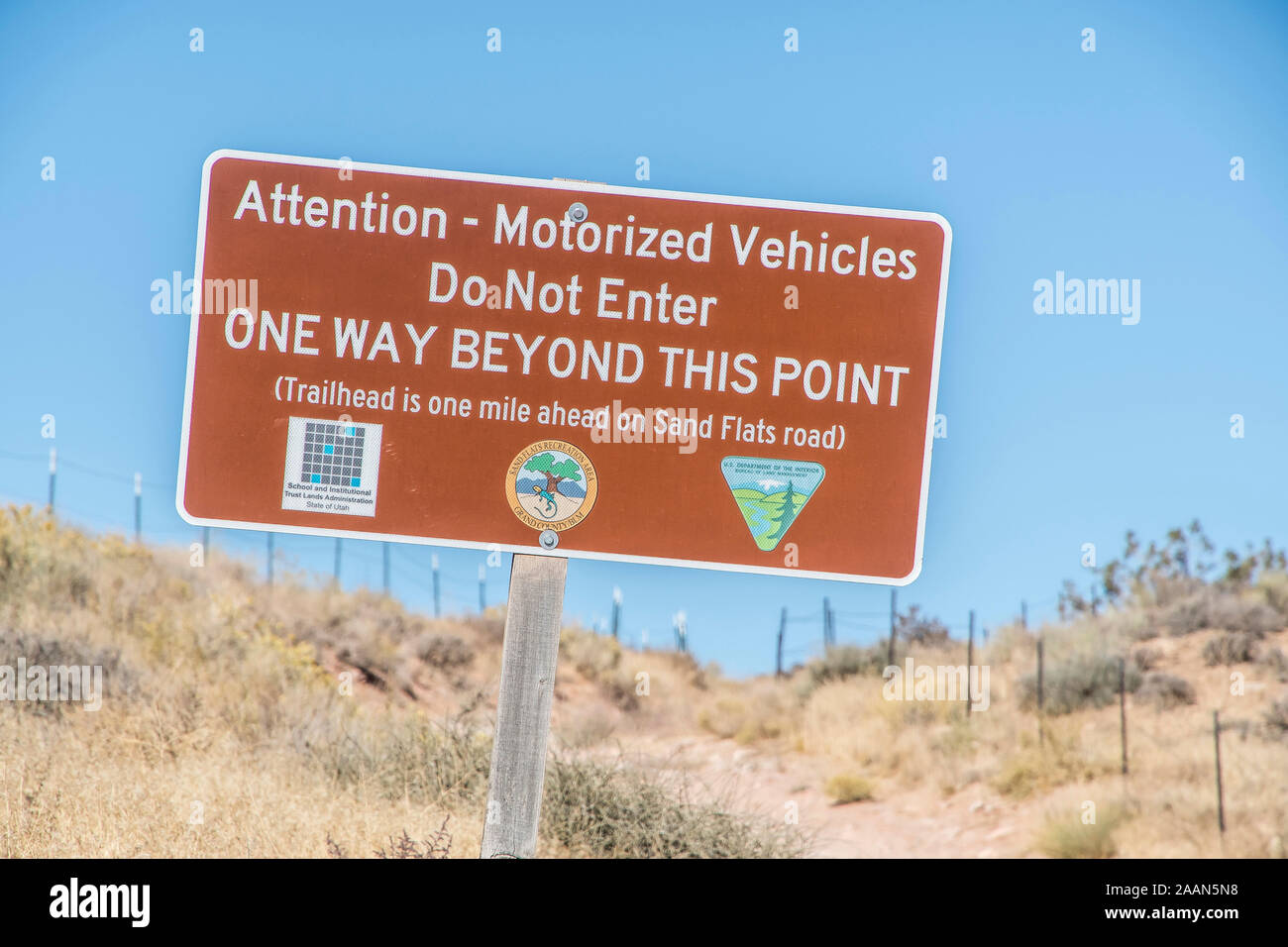Stock Photo - Sand Flats Recreation Area , Grand County, Utah, United ...