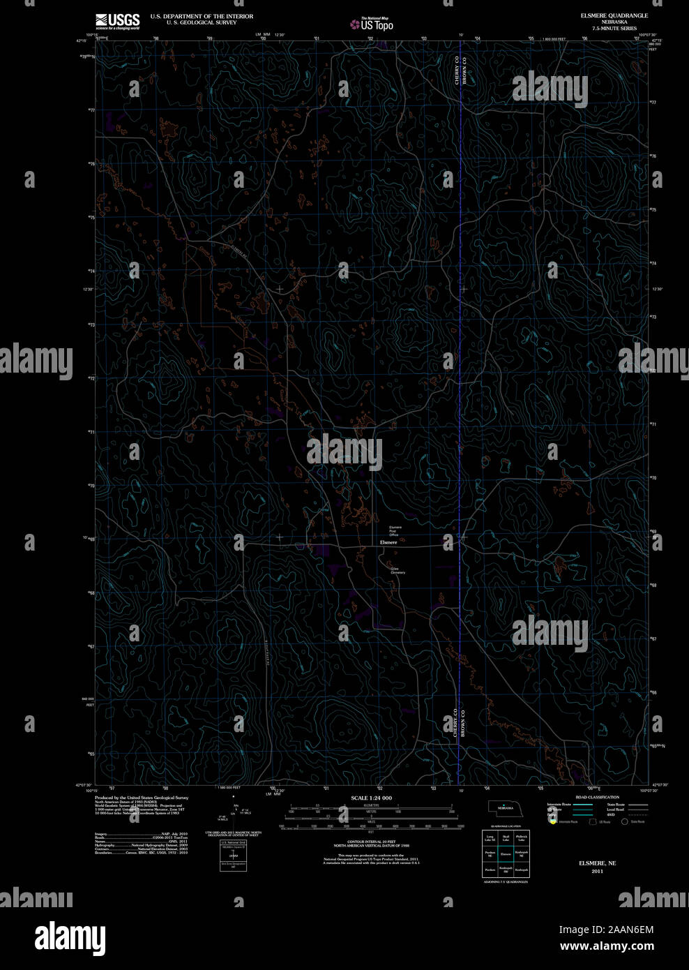 Map of elsmere hi-res stock photography and images - Alamy