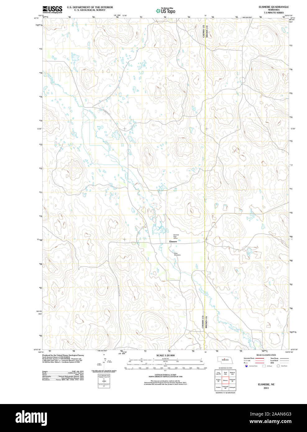 Map of elsmere hi-res stock photography and images - Alamy