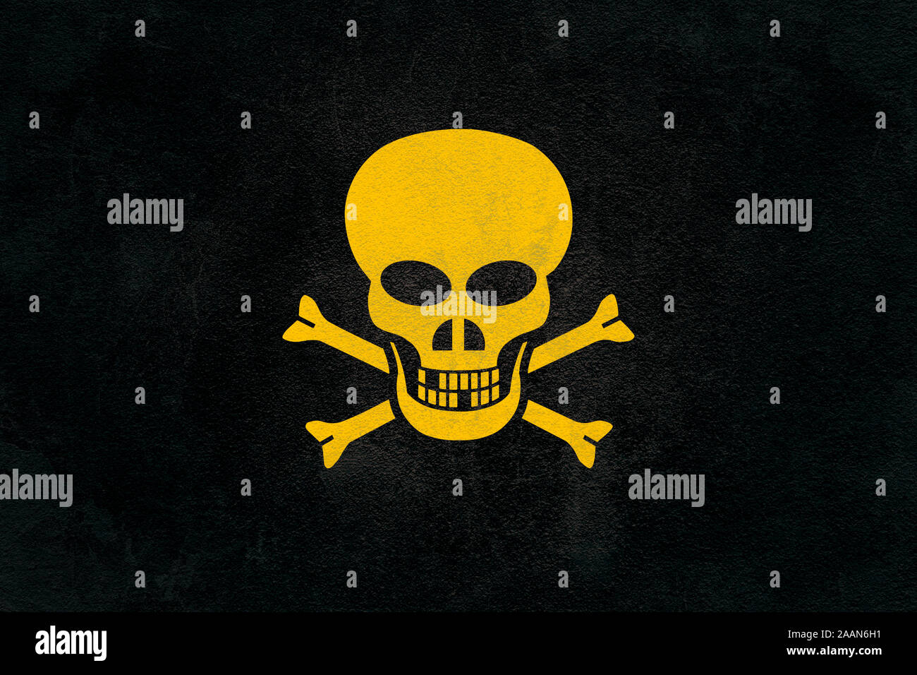 Danger Poison Skull Yellow Sign High Resolution Stock Photography and ...