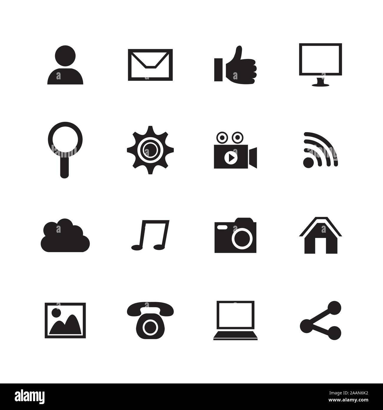 Social media icons phone hand Black and White Stock Photos & Images - Alamy