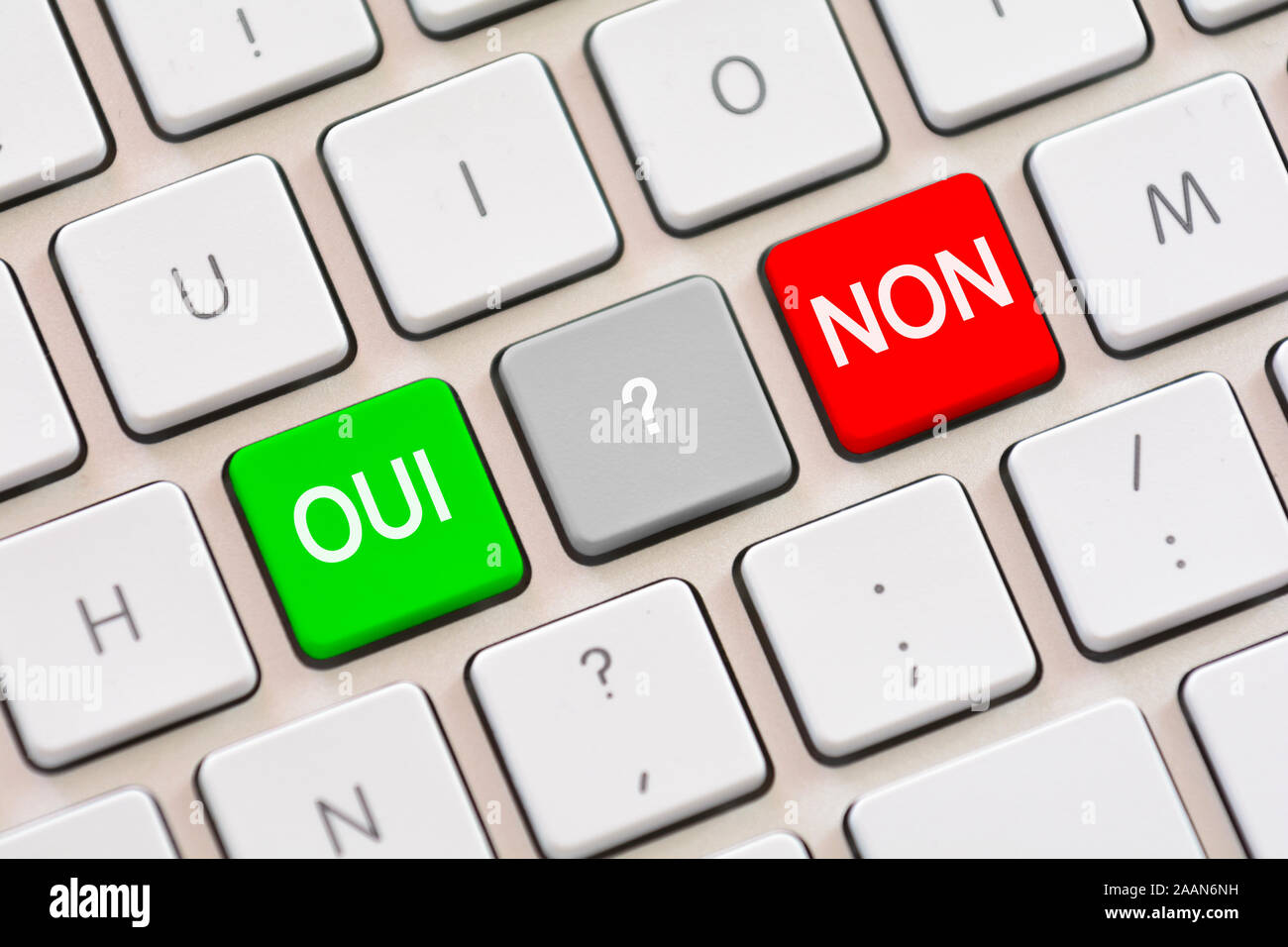 French oui hi-res stock photography and images - Alamy