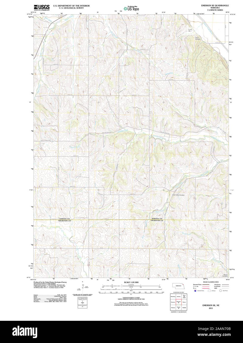 Emerson map Cut Out Stock Images & Pictures - Alamy