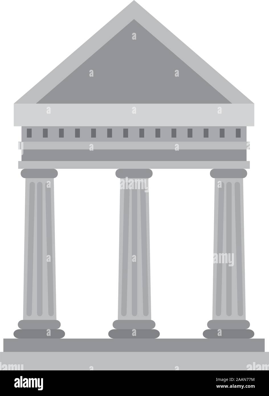 bank structure facade isolated icon Stock Vector Image & Art - Alamy