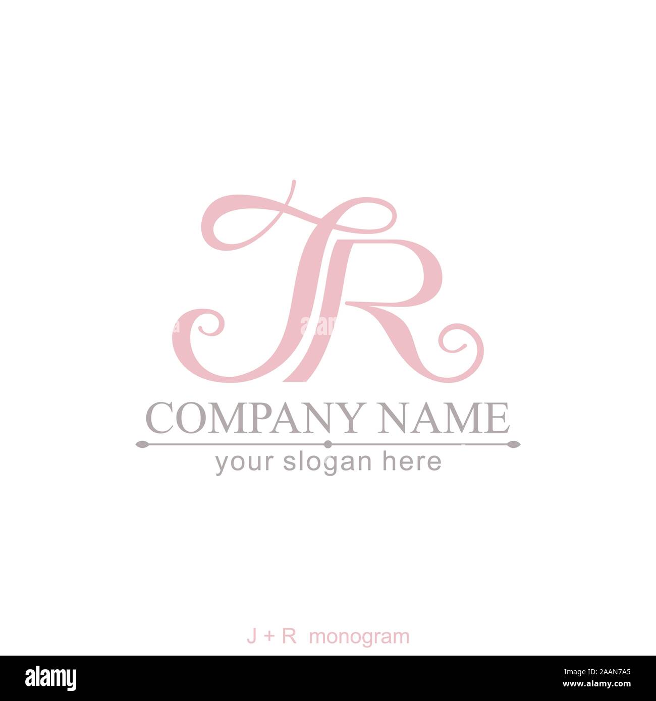Letter JR logo or monogram. blank for business card. For your business ...