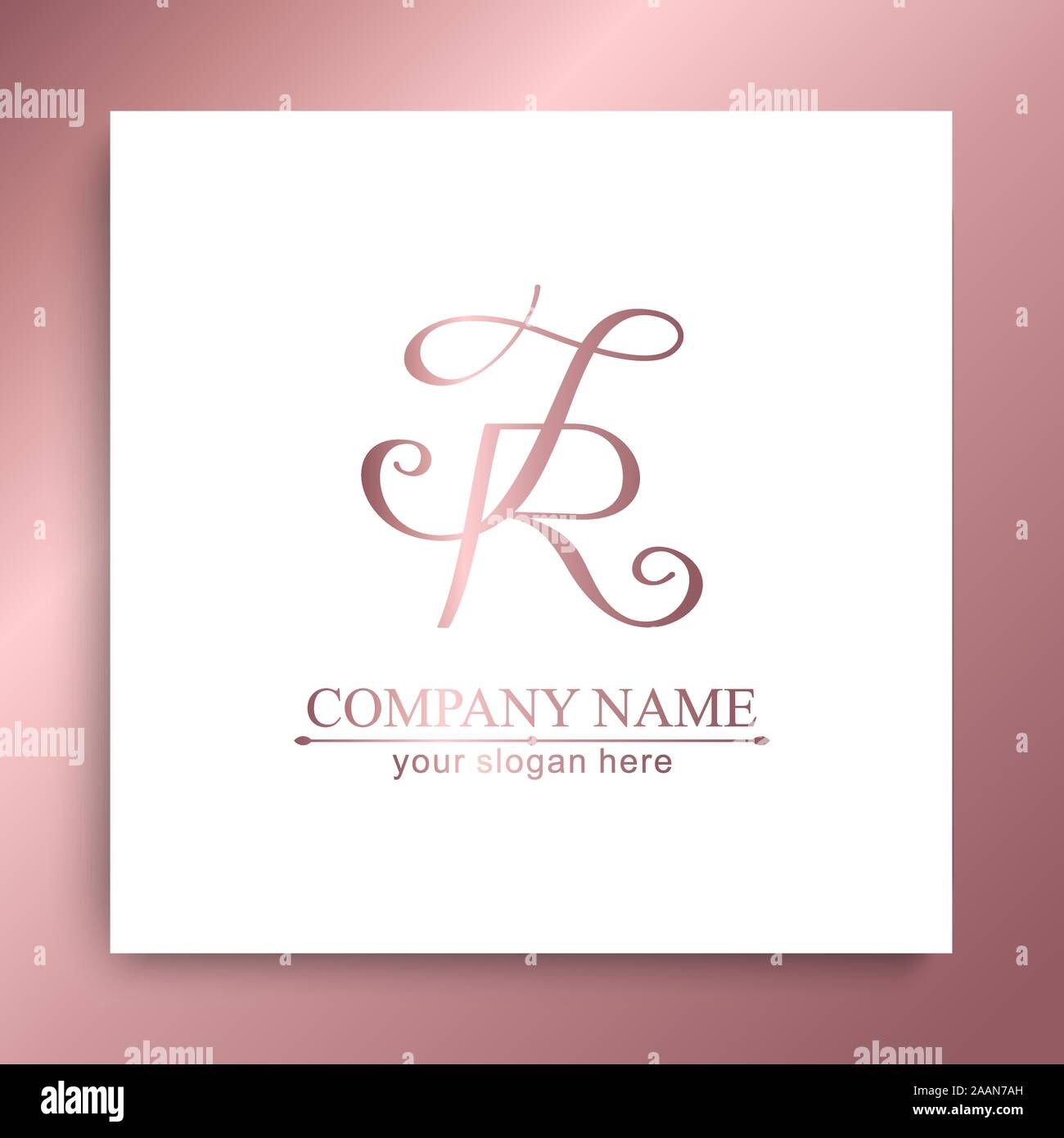 Letter JR logo or monogram. blank for business card. For your business ...