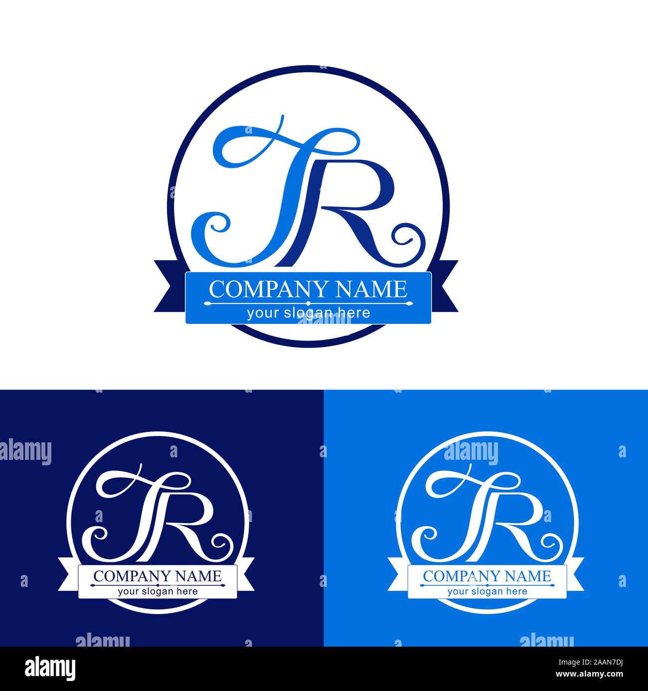Letter JR logo or monogram. blank for business card. For your business ...