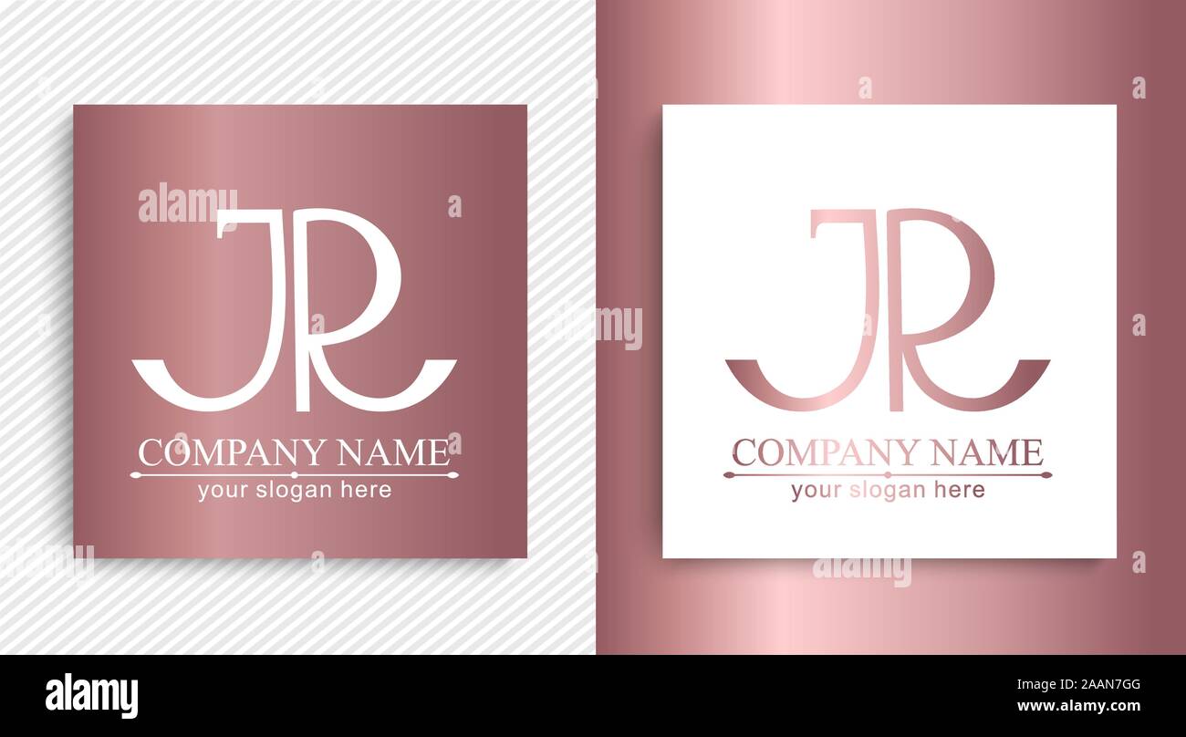 Letter JR logo or monogram. blank for business card. For your business ...