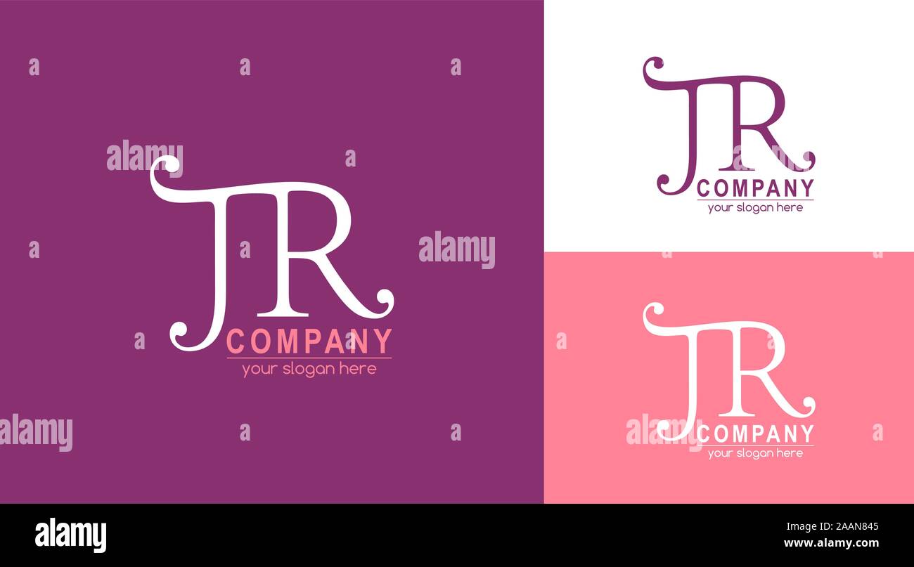 Letter JR logo or monogram. blank for business card. For your business ...