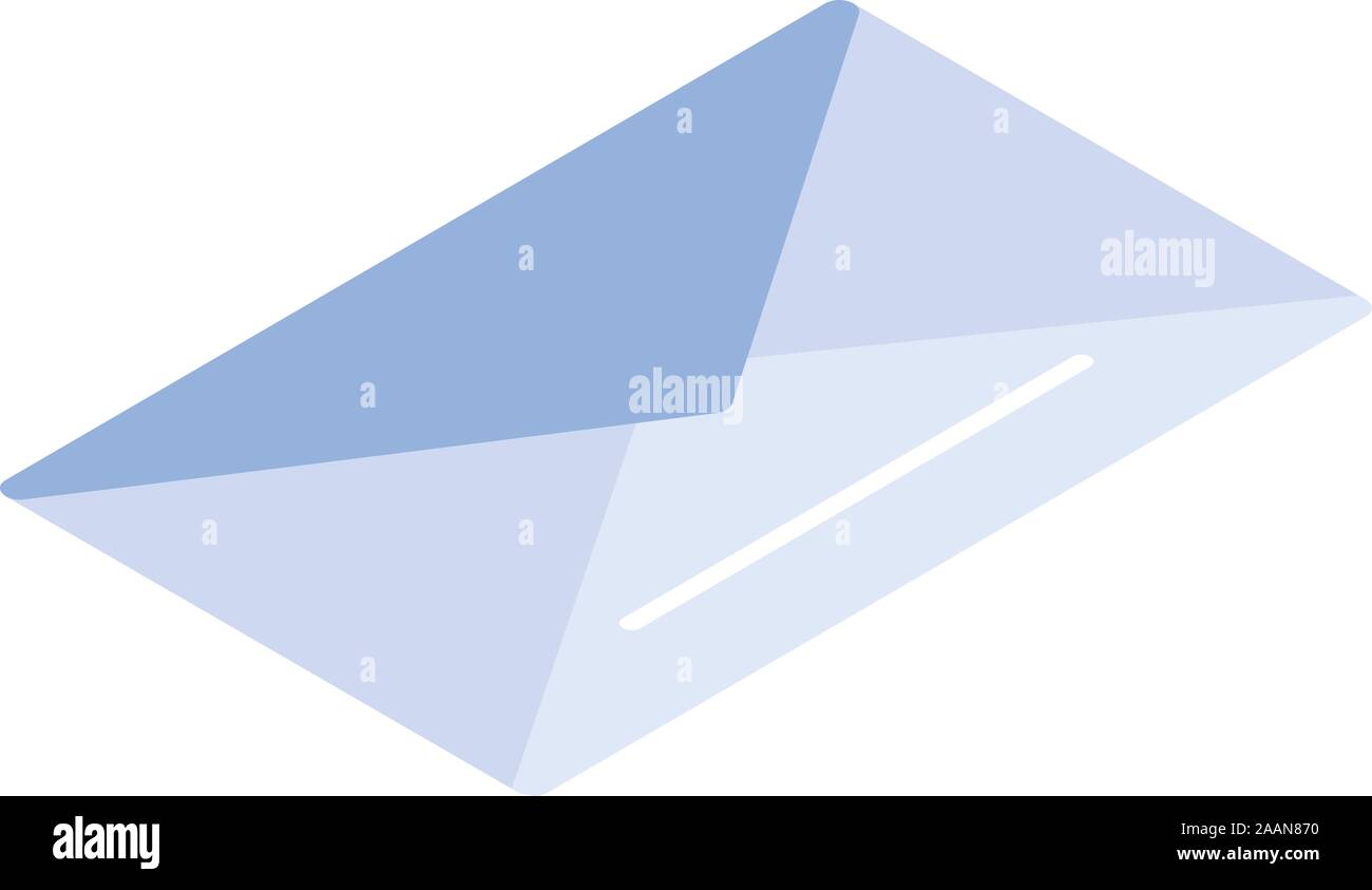 envelope closed in white background vector illustration design Stock ...