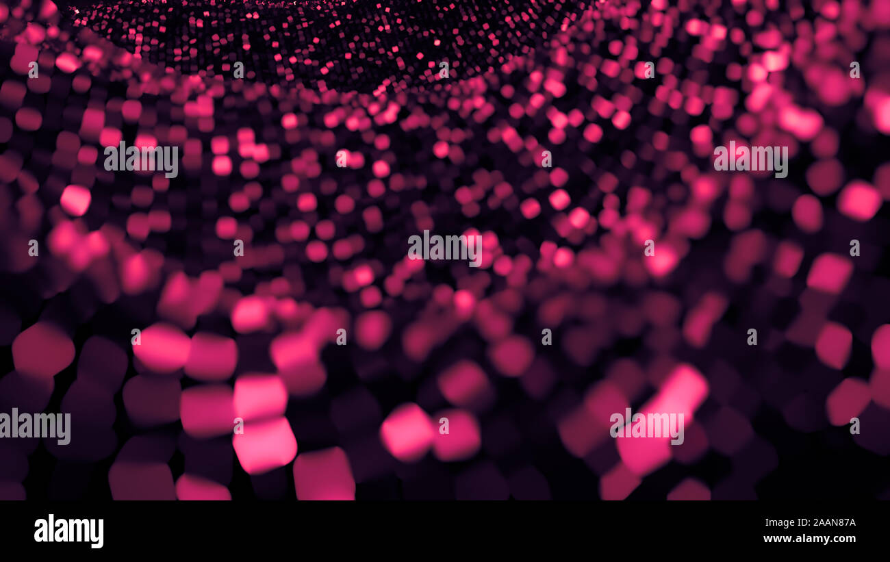 Pink glitter background. 3d rendering, 3d illustration Stock Photo - Alamy