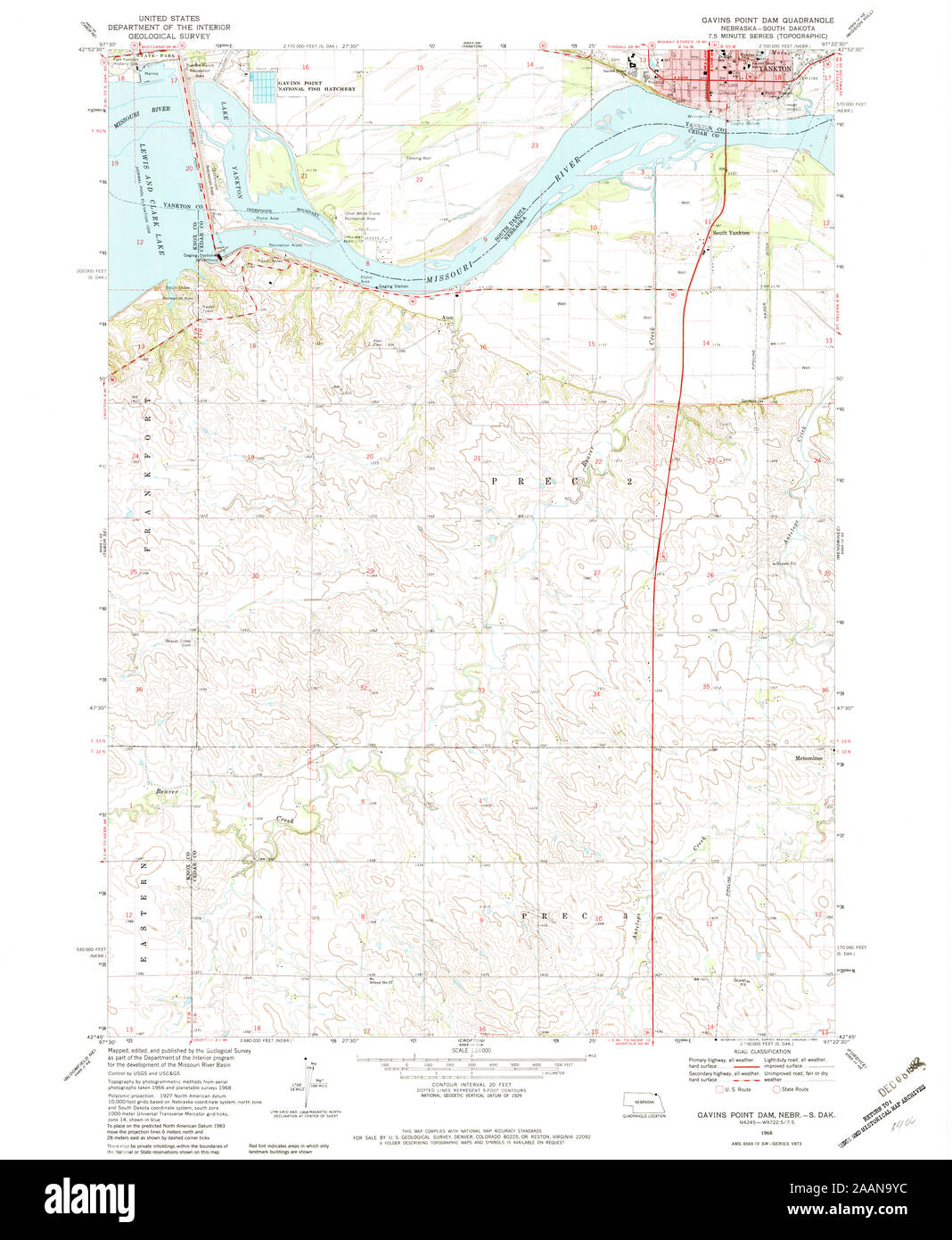 Gavins point dam hi-res stock photography and images - Alamy