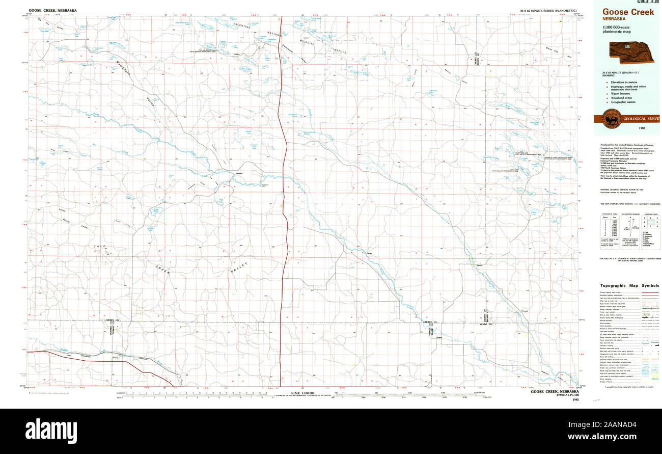 Map of goose creek Cut Out Stock Images & Pictures - Alamy