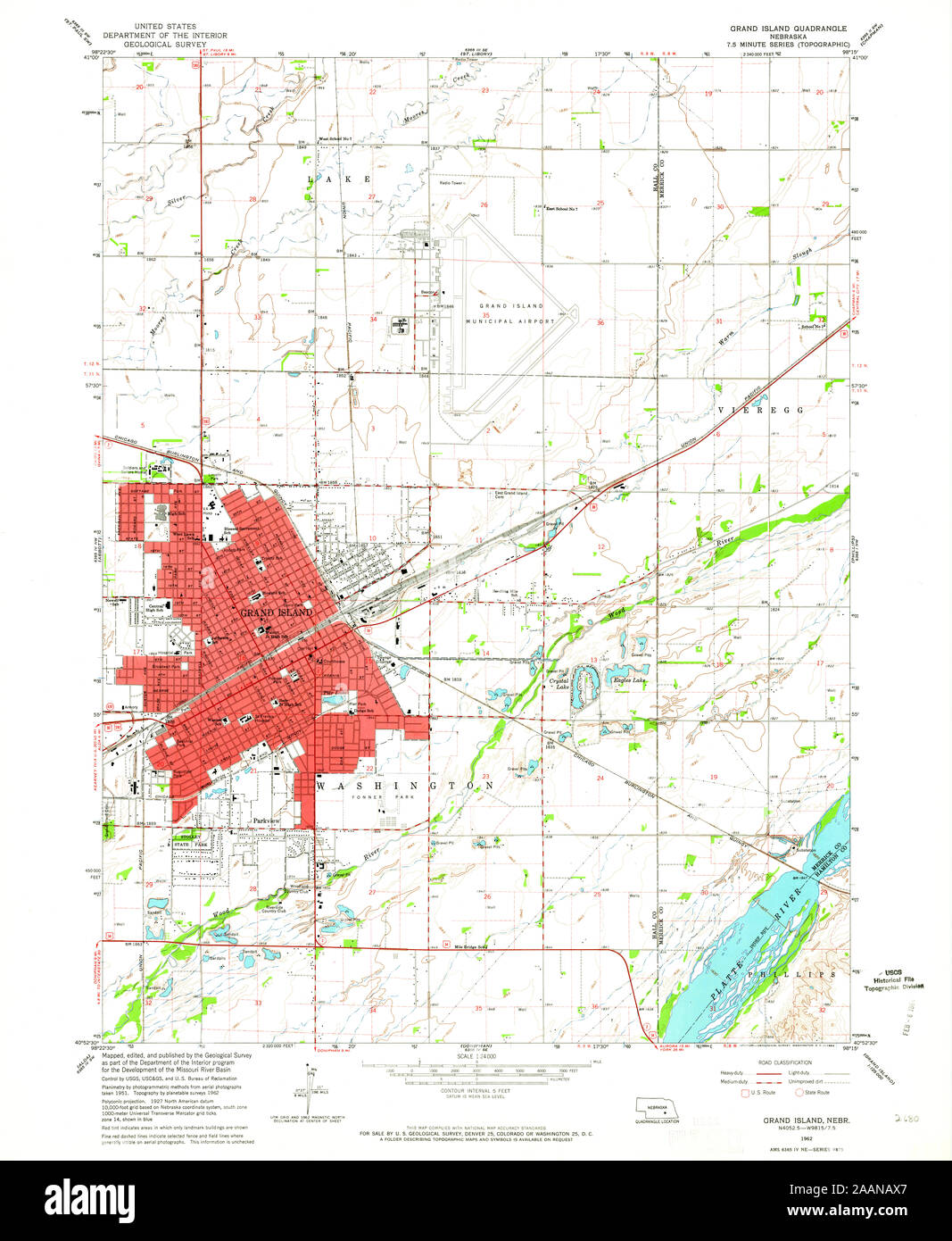 Grand island nebraska map hi-res stock photography and images - Alamy