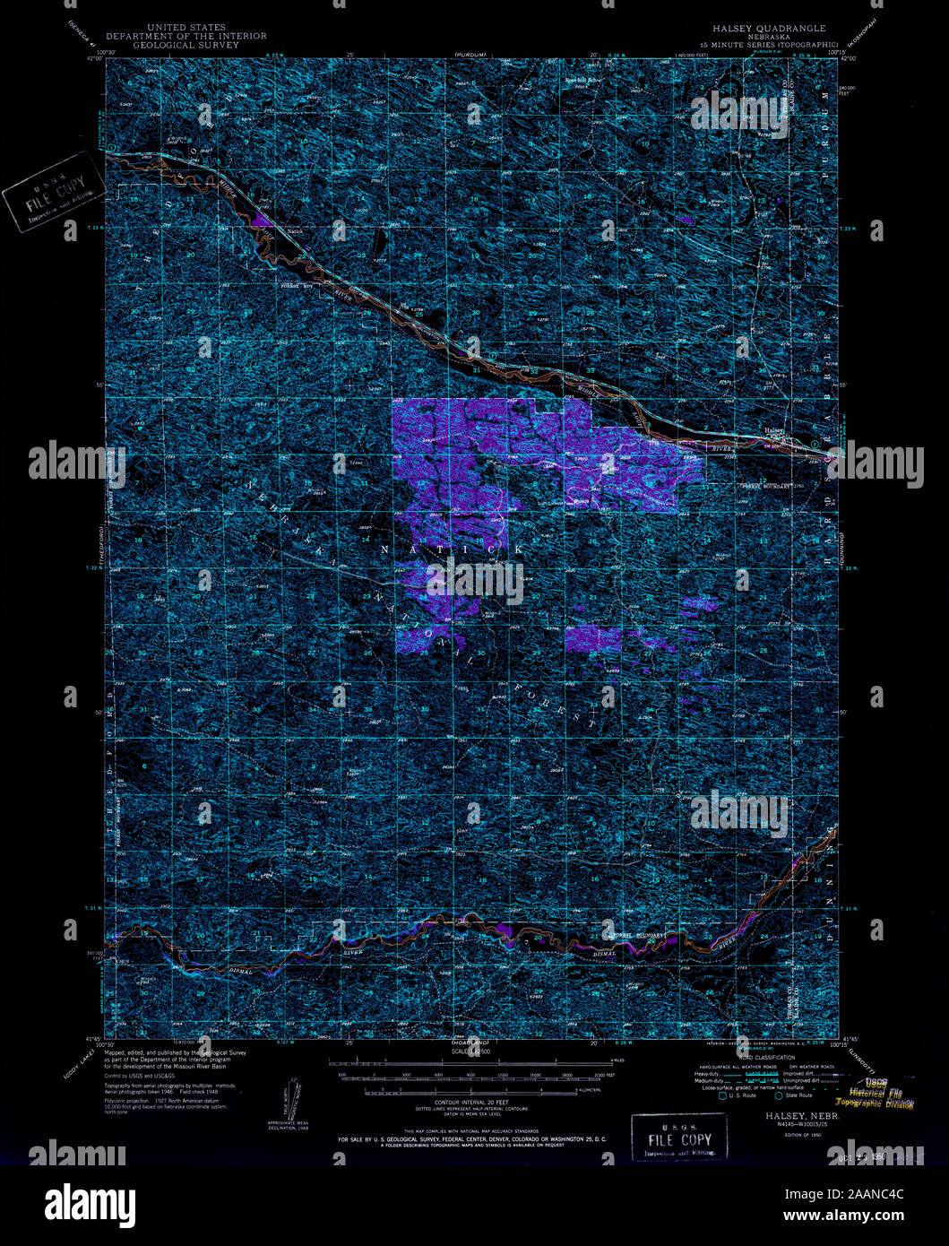 Halsey map hi-res stock photography and images - Alamy