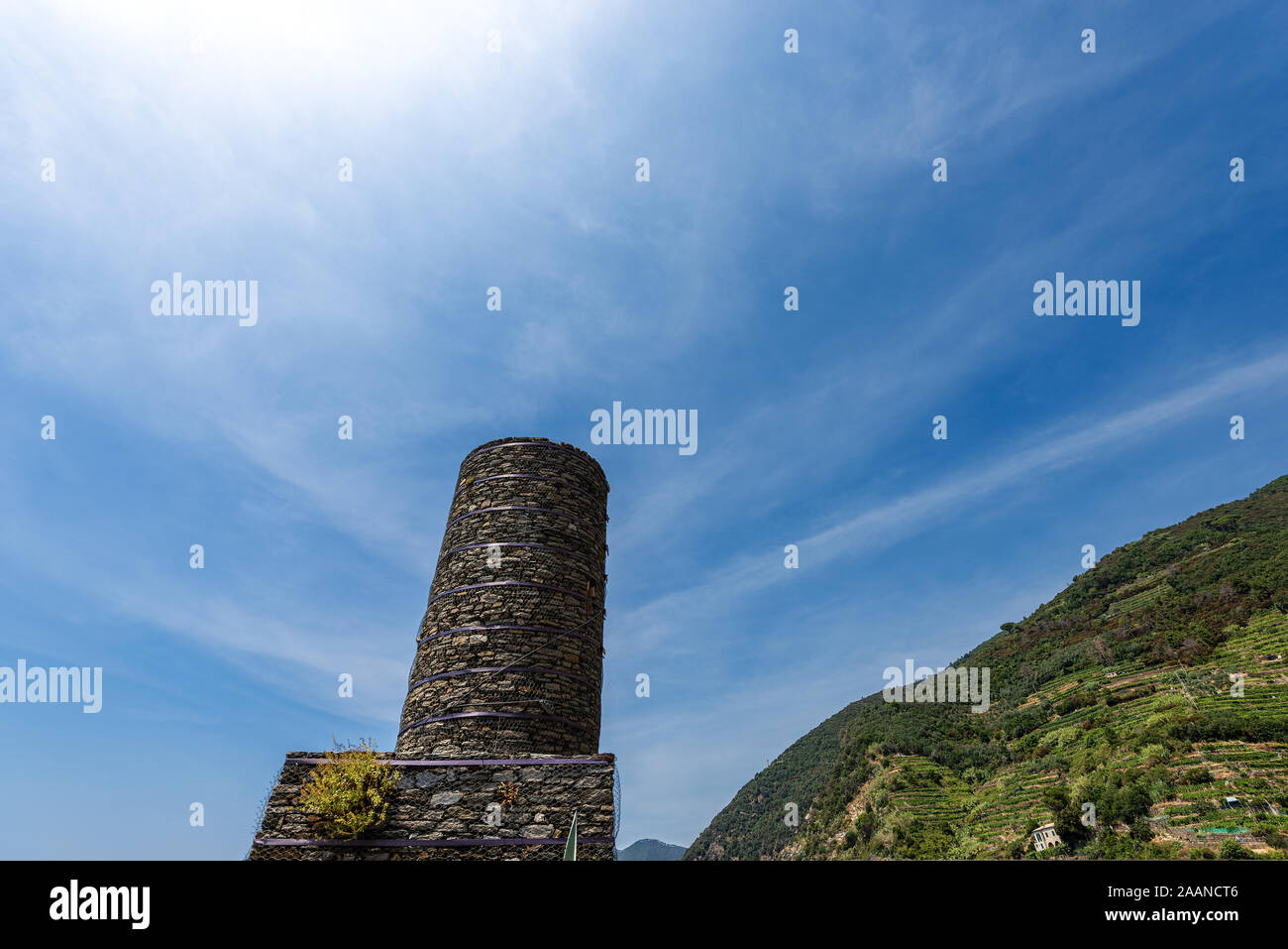 Medieval Doria castle with the lookout tower, XV century, in the ...