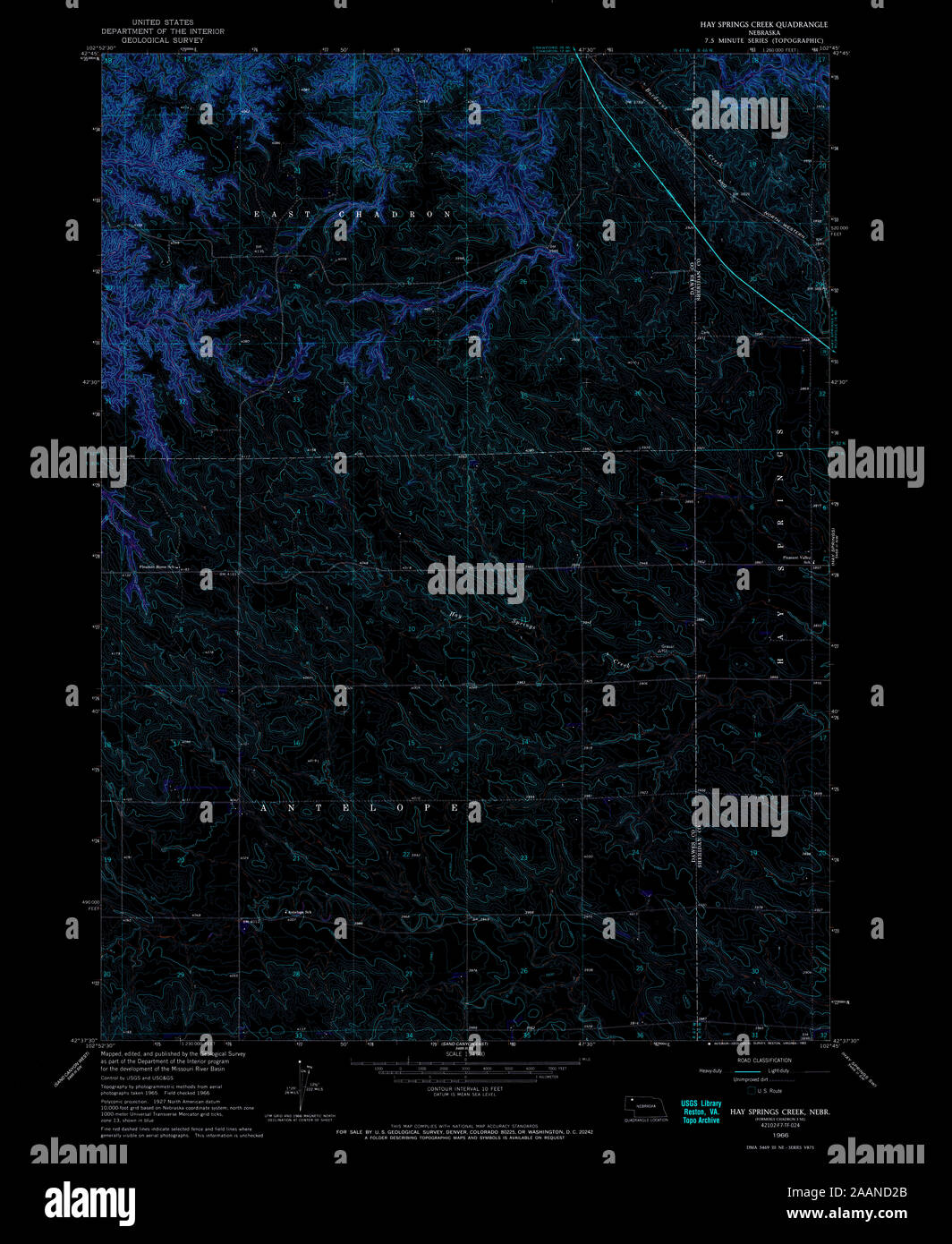 Map of hay springs hi-res stock photography and images - Alamy