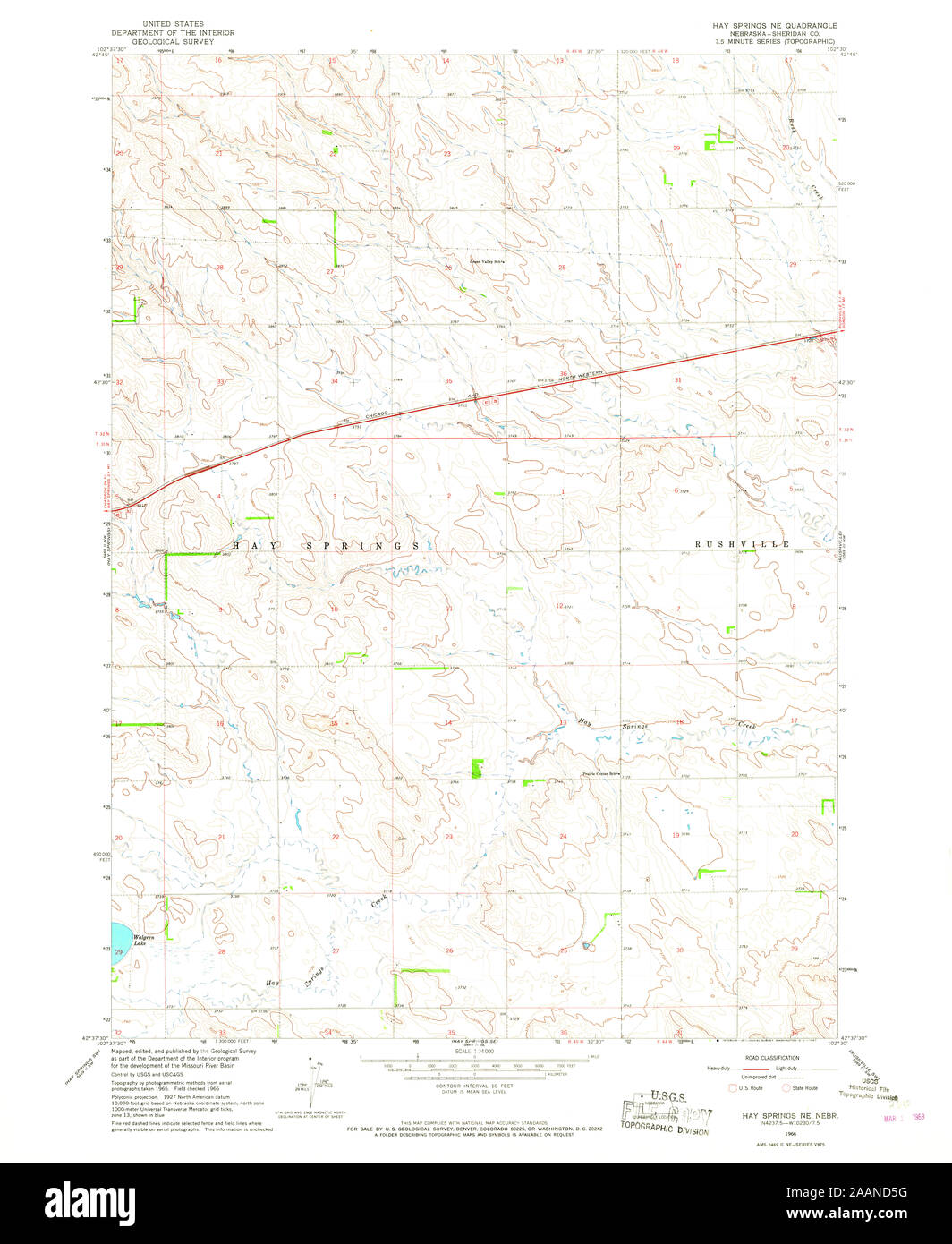 Map of hay springs hi-res stock photography and images - Alamy
