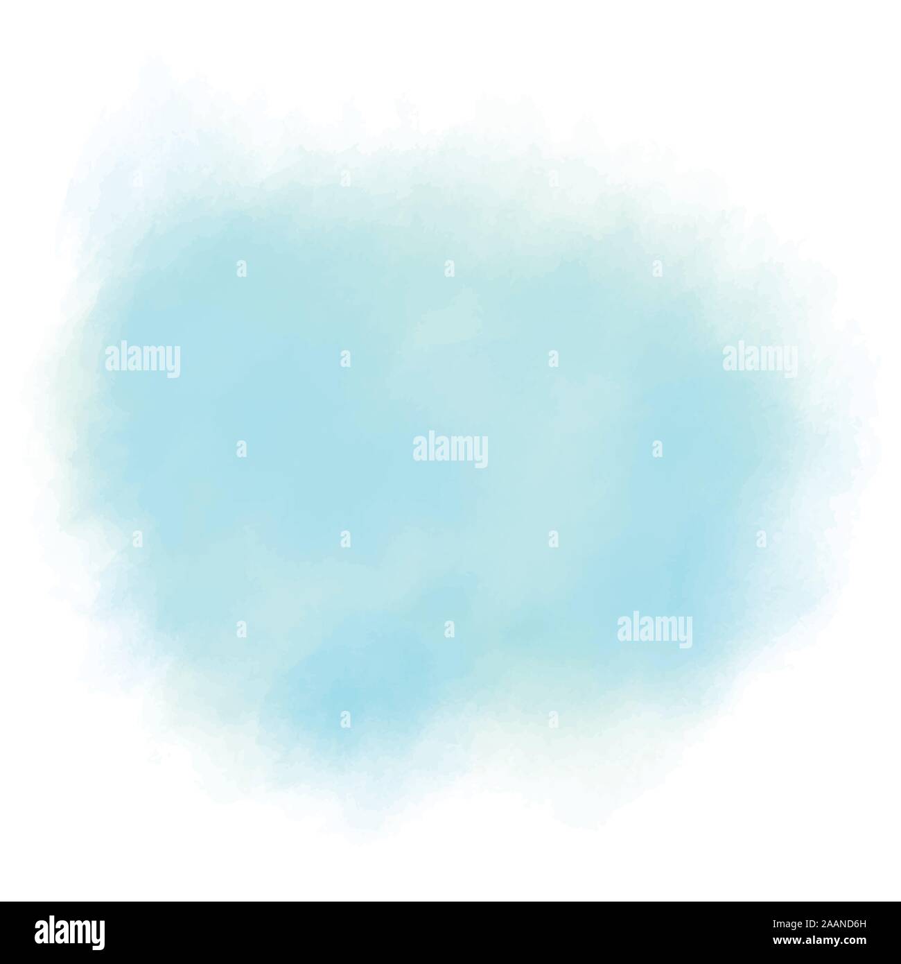 Blue watercolor background with white splash. Paint splash on paper ...