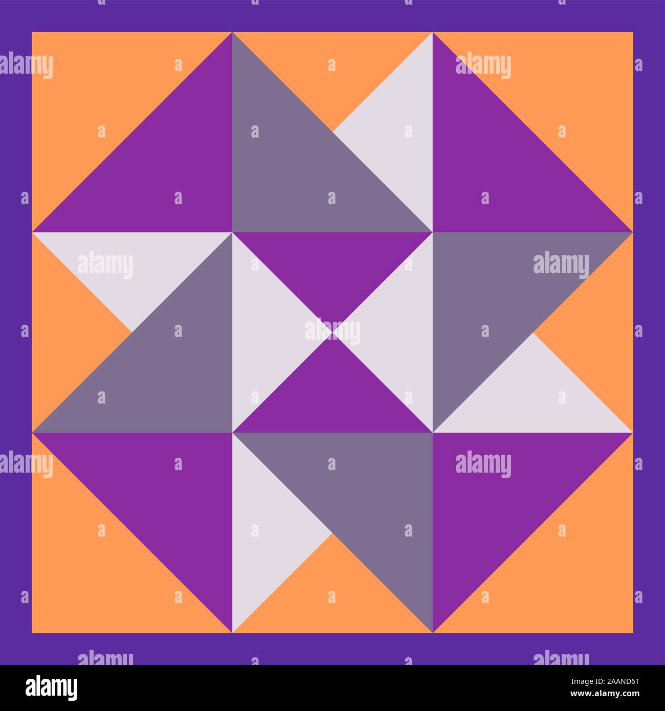 Barn Quilt Pattern Amish Patchwork Design Abstract Geometric Tiled