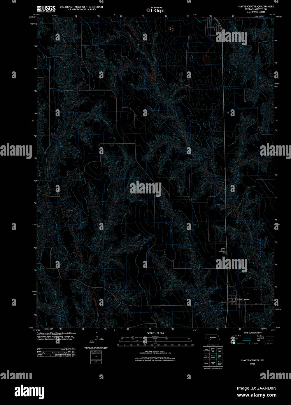 Center nebraska map hi-res stock photography and images - Alamy