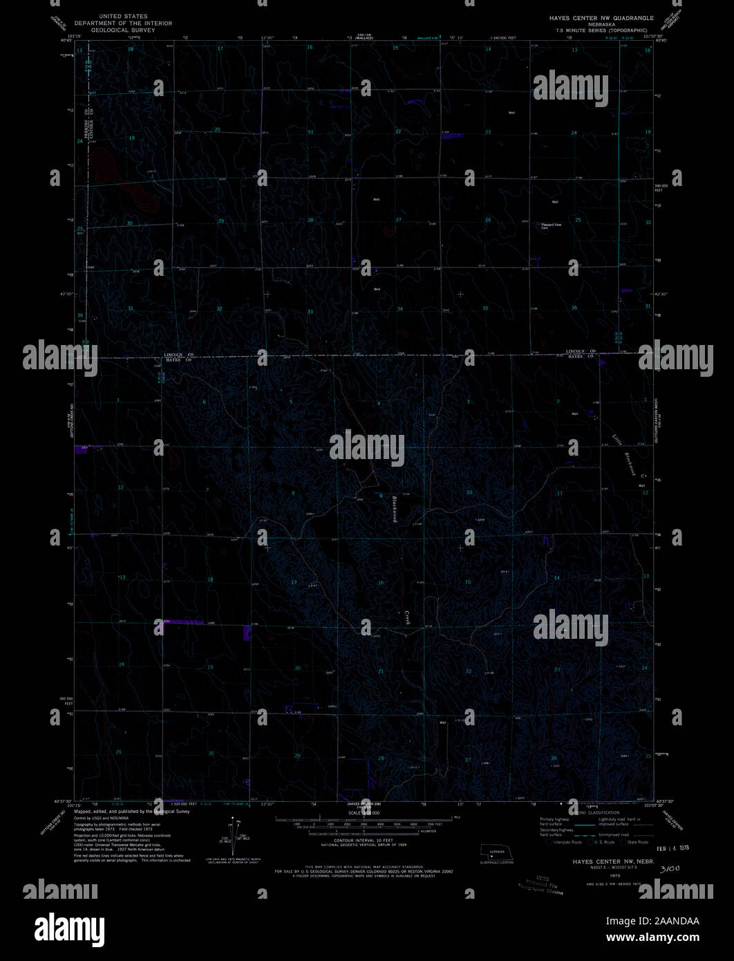 Center nebraska map hi-res stock photography and images - Alamy