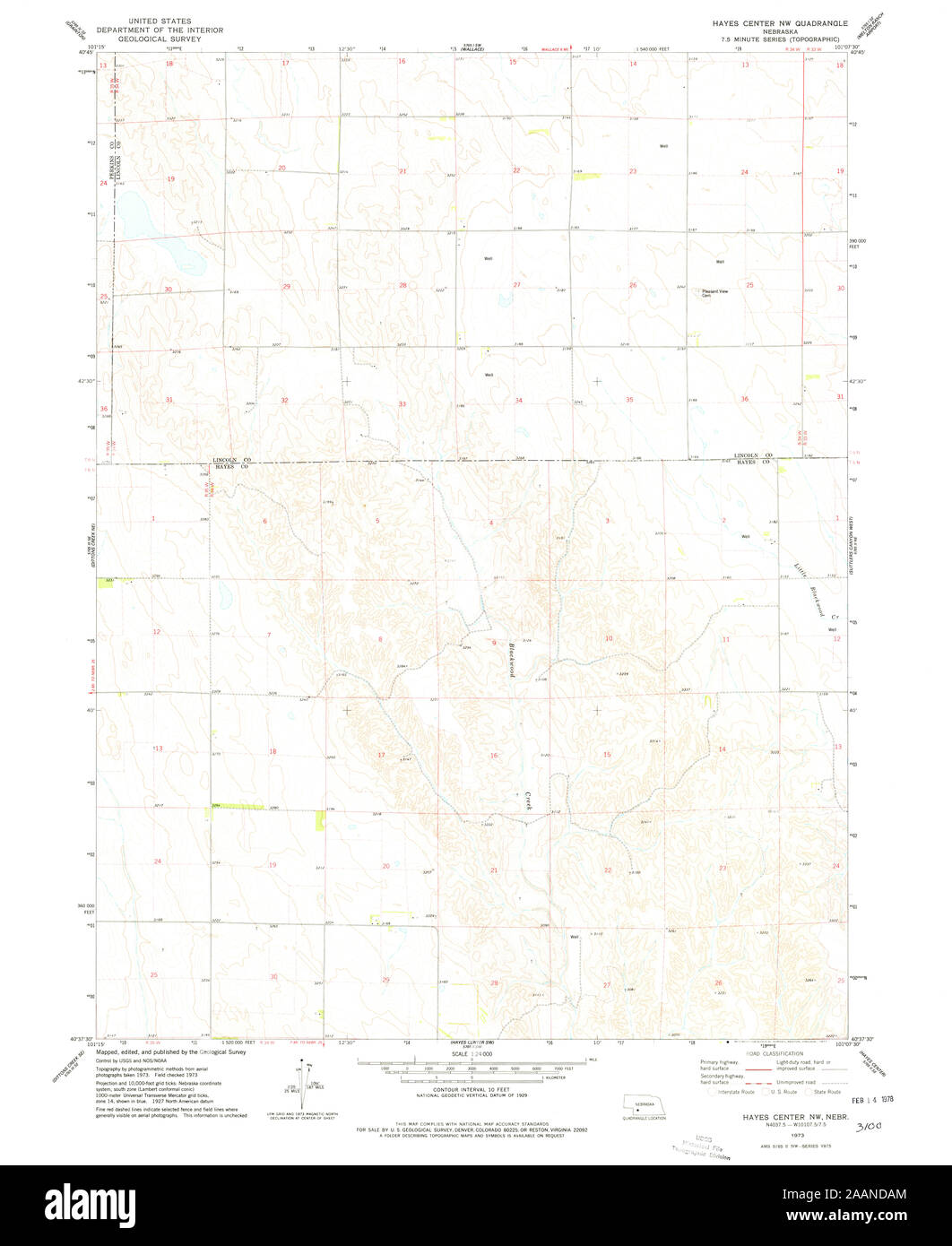 Center nebraska map hi-res stock photography and images - Alamy