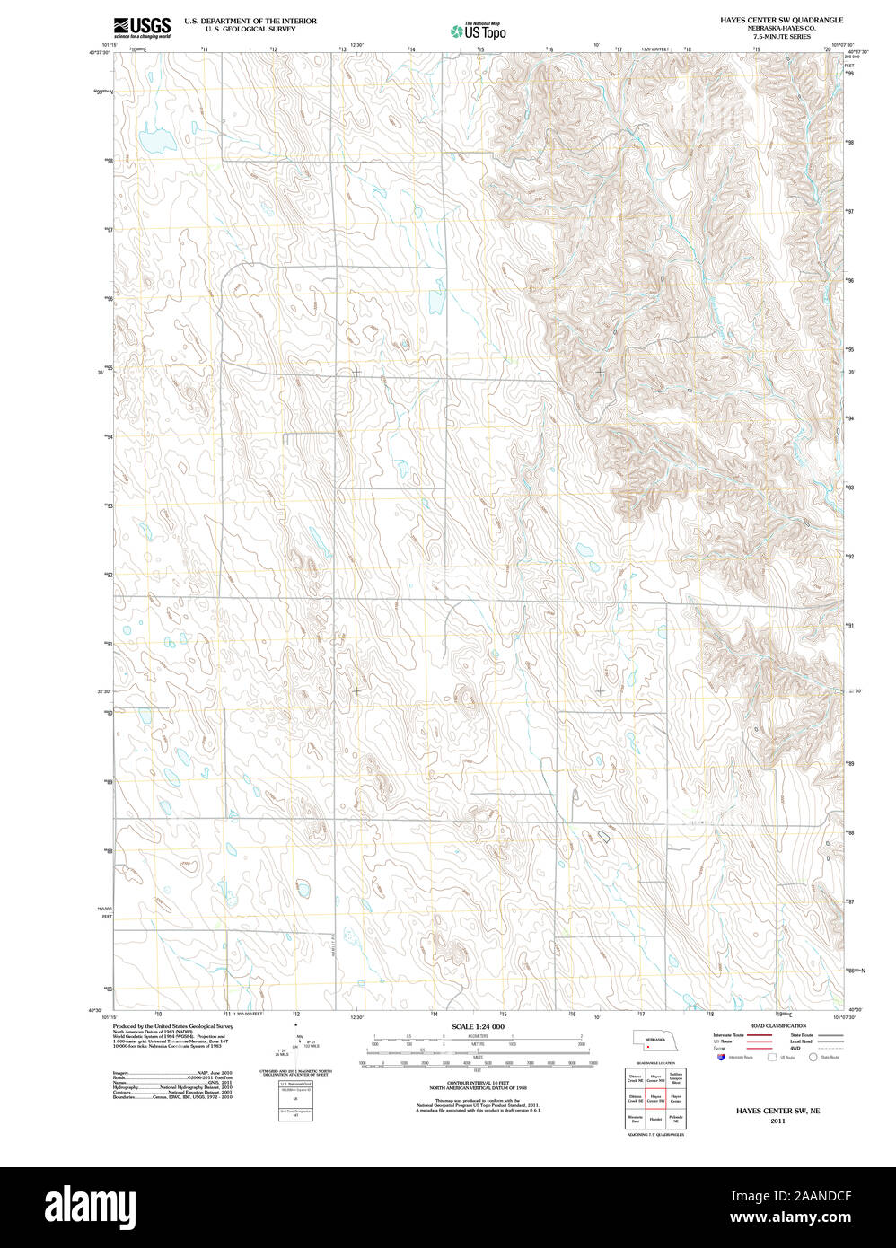 Center nebraska map hi-res stock photography and images - Alamy