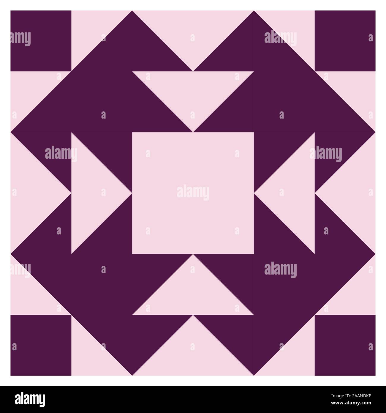 Barn Quilt Pattern Amish Patchwork Design Abstract Geometric Tiled