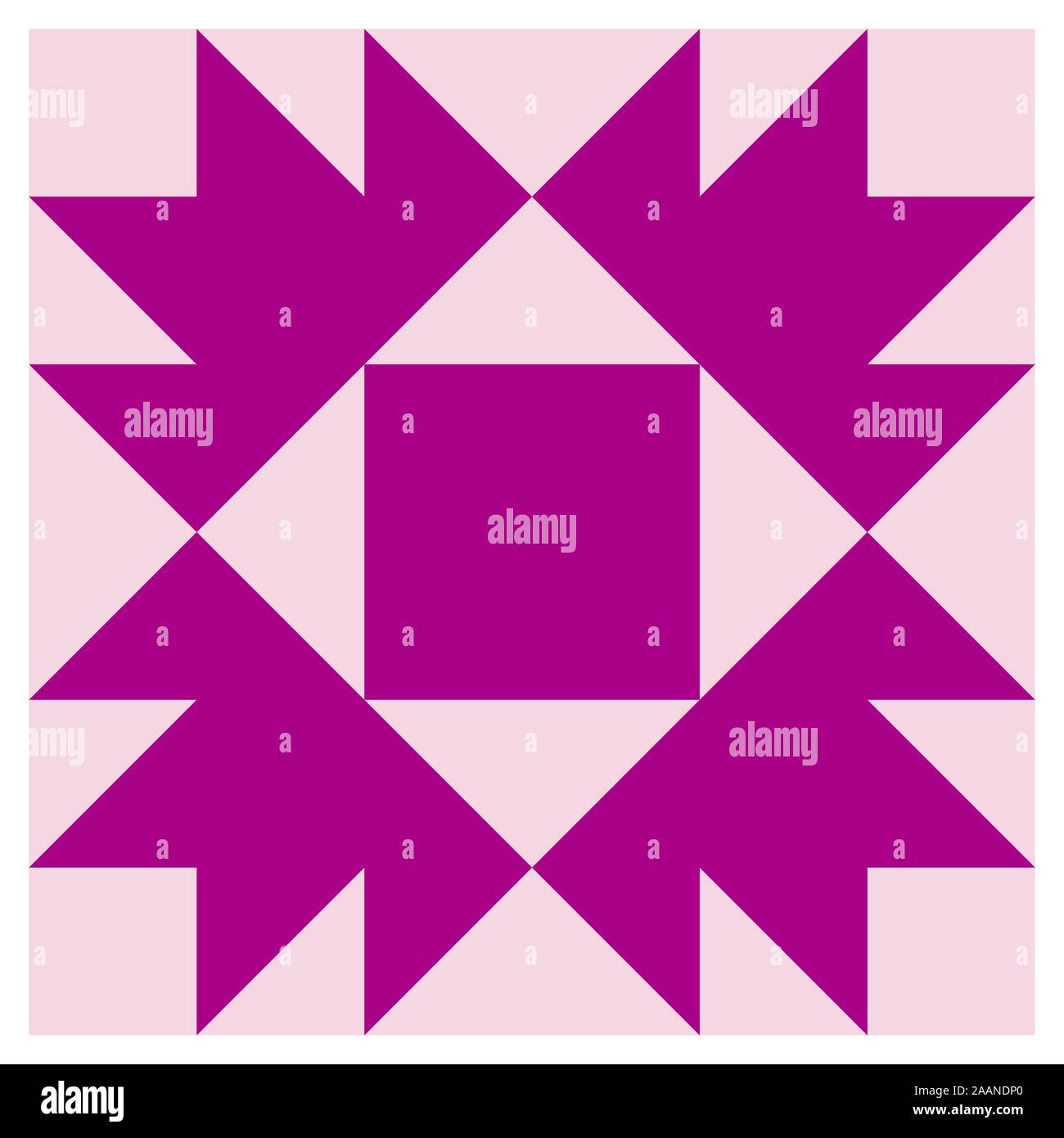 Barn Quilt Pattern Amish Patchwork Design Abstract Geometric Tiled