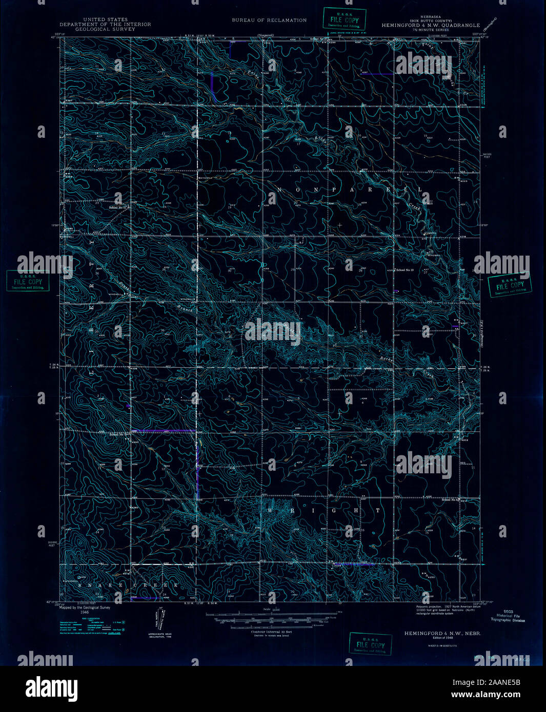 Hemingford nebraska map hi-res stock photography and images - Alamy