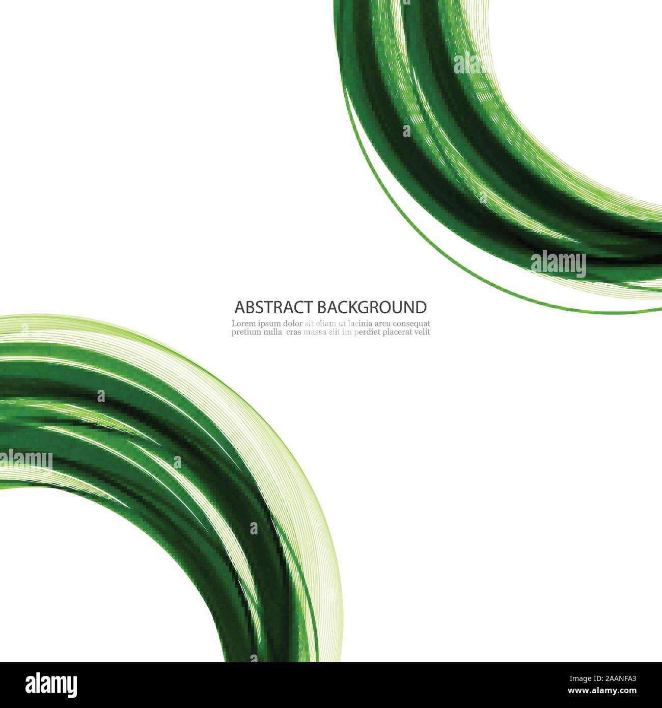 Abstract background with green circles Stock Vector Image & Art - Alamy